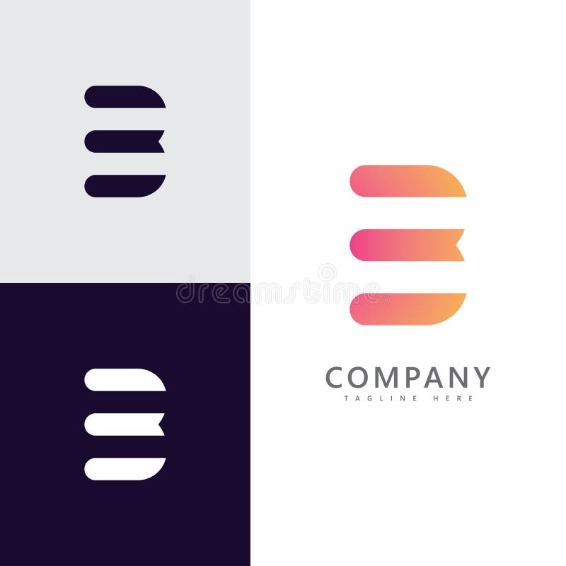 Letter B. Emblem, Logo and Identity Icon Templates Stock Vector ...