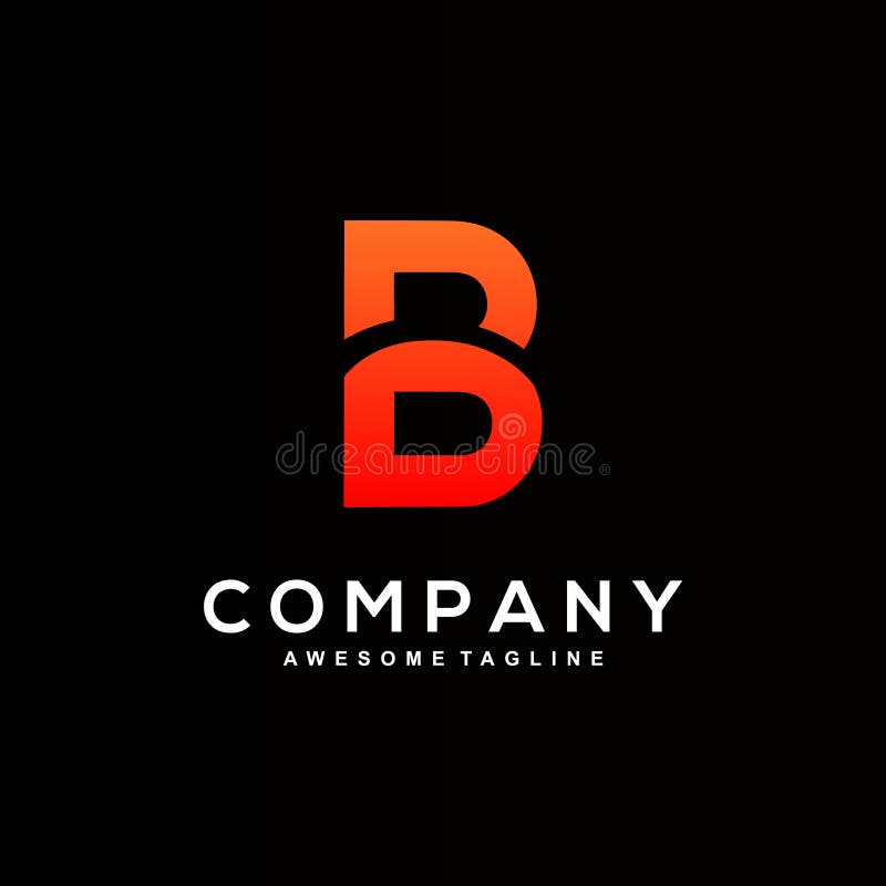 Letter B Logo Design for Business Stock Vector - Illustration of symbol ...