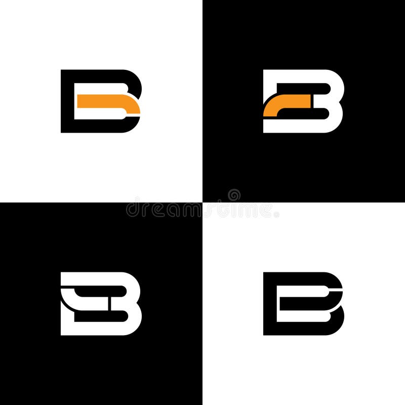 Letter 1B Logo Icon Design Vector. Monogram Logo Vector Illustration ...