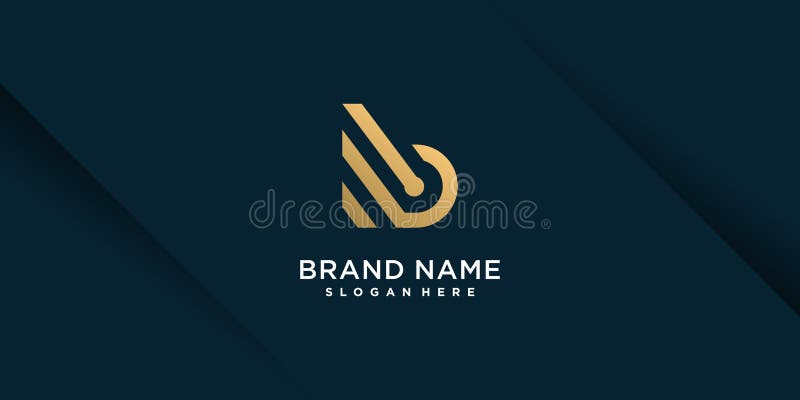 Letter B Logo with Unique Style Premium Vector Part 6 Stock Vector ...