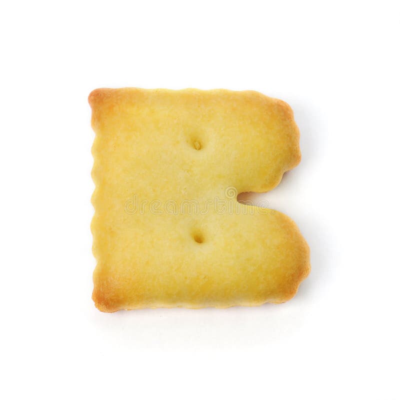 Letter B Made Cracker Cookie Stock Photos - Free & Royalty-Free Stock ...