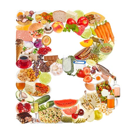 Letter B made of food stock photo. Image of lime, alphabet - 26399730
