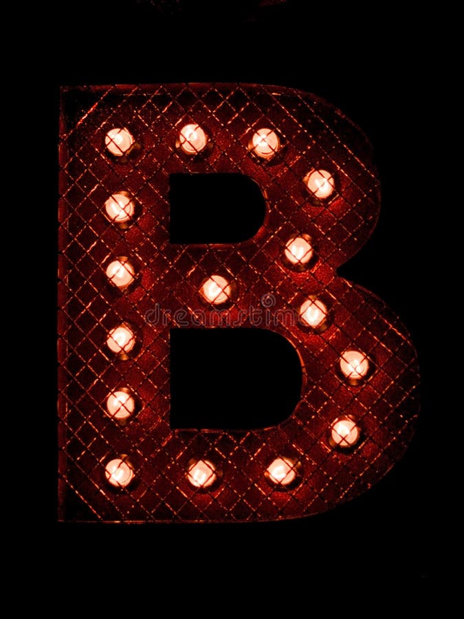 Letter B stock image. Image of design, light, dark, industrial - 62518927