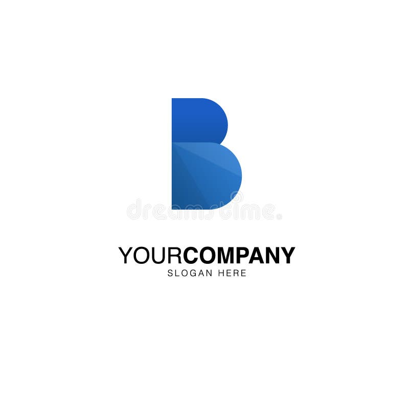 Letter B Modern Logo Concept Stock Vector - Illustration of template ...