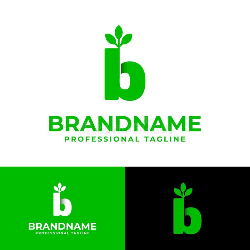 Letter B Nature Logo, Suitable for Any Business Related To Nature with B Initial Stock Vector ...
