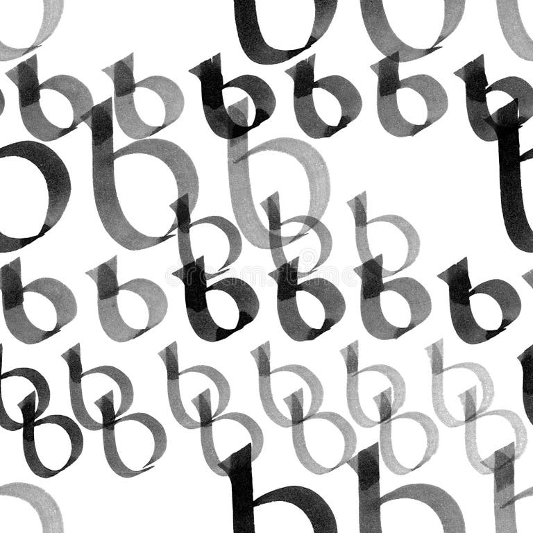 Letter b pattern stock illustration. Illustration of seamless - 71311383