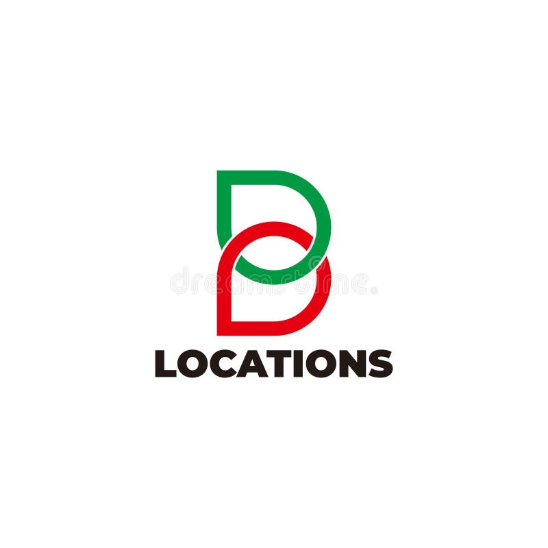 Letter B Pin Location Colorful Logo Vector Stock Vector - Illustration ...