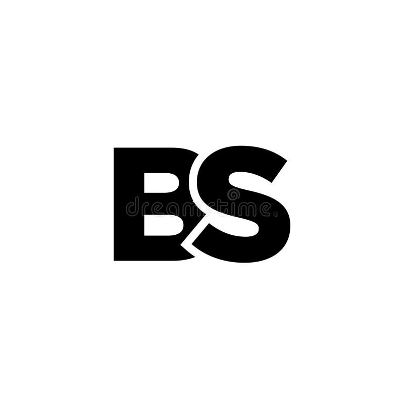 Letter B and S, BS Logo Design Template. Minimal Monogram Initial Based ...