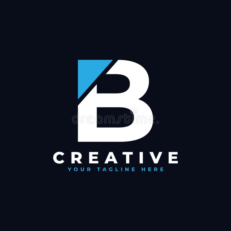 Letter B Tech Logo. Design Vector Illustration Modern Monogram Icon ...