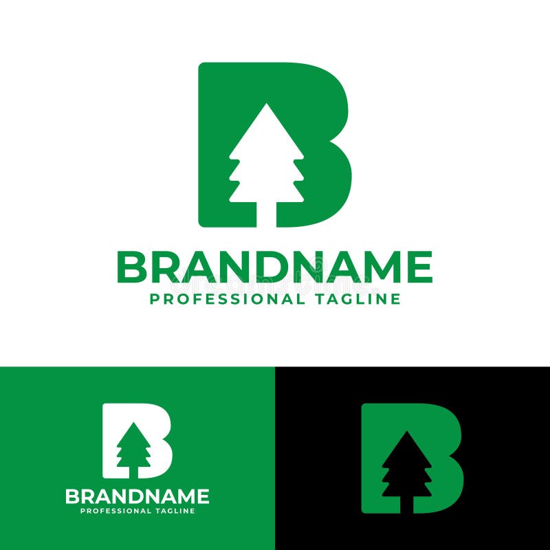 Letter B Tree Logo, for Any Environmental Brands with B Initial Stock ...