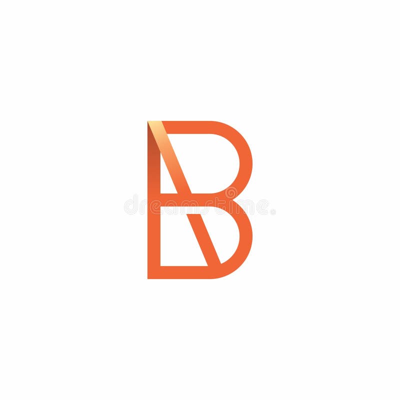 Letter BA Logo Vector. AB Initial Logo Stock Vector - Illustration of ...
