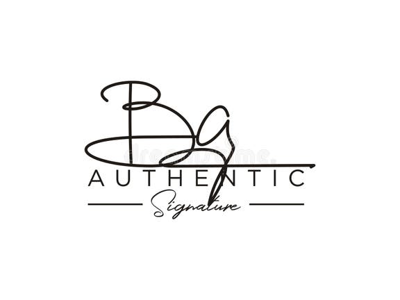 Letter BA Signature Logo Template Vector Stock Vector - Illustration of ...