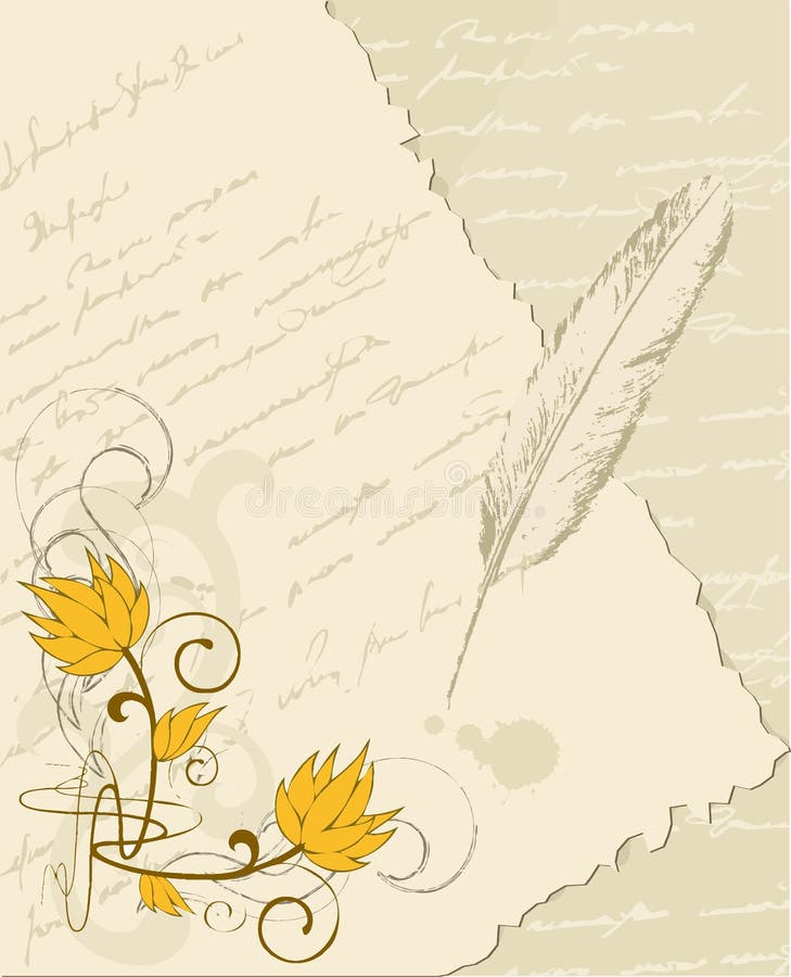 Letter paper background stock illustration. Illustration of office ...