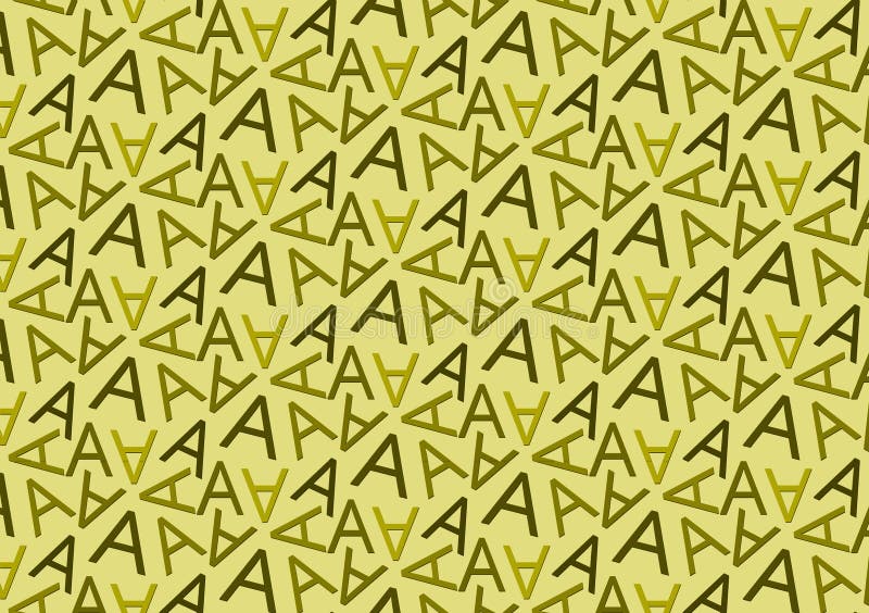 The Letter a Background Wallpaper Pattern Design Stock Illustration ...