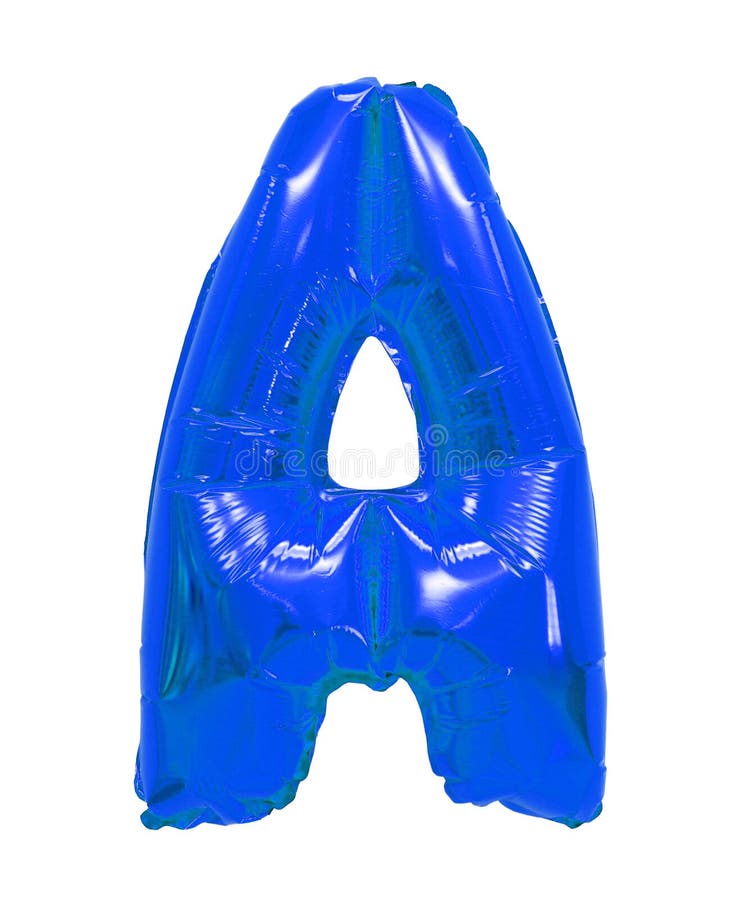 Letter R Balloon Font Isolated on White Stock Photo - Image of font ...