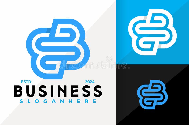 Letter BB Monogram Logo Icon Vector Design. Creative Simple Logos ...