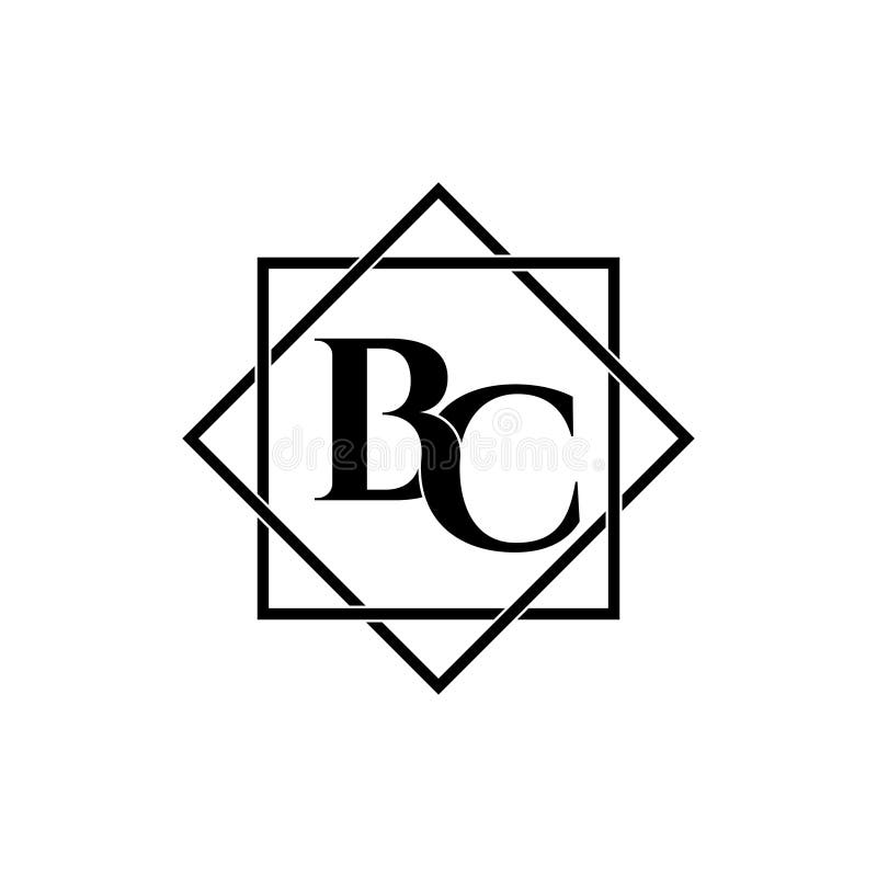 Letter BC Simple Monogram Logo Icon Design. Stock Vector - Illustration ...