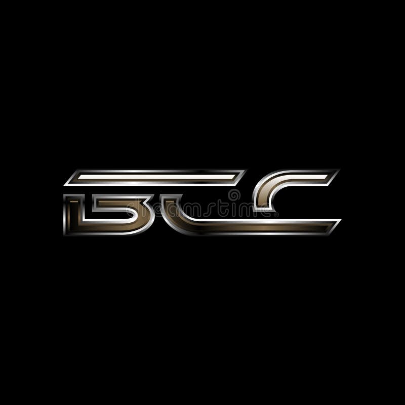Letter BCC Metallic Modern Creative Business Technology Design Logo ...
