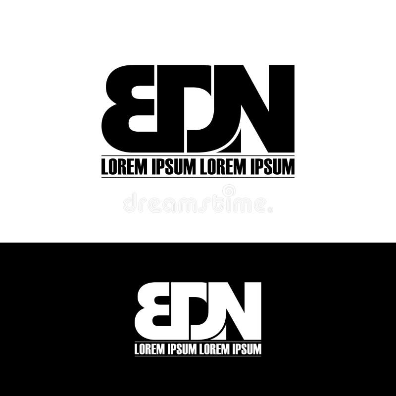 Letter BDN Simple Monogram Logo Icon Design. Stock Vector ...