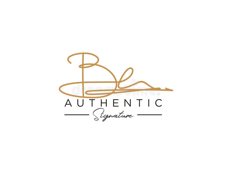 Letter BE Signature Logo Template Vector Stock Vector - Illustration of ...
