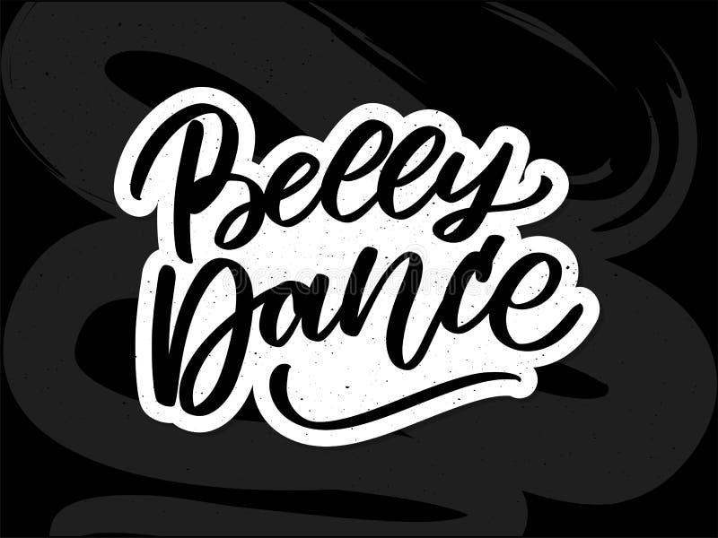 Letter Belly Dance Lettering Composition for Your Logo Stock Vector ...