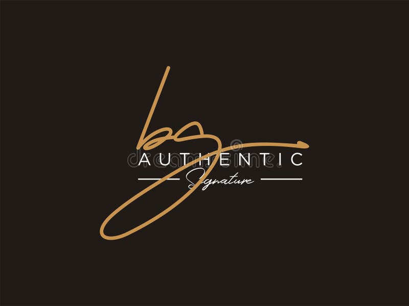 Letter BG Signature Logo Template Vector Stock Vector - Illustration of ...