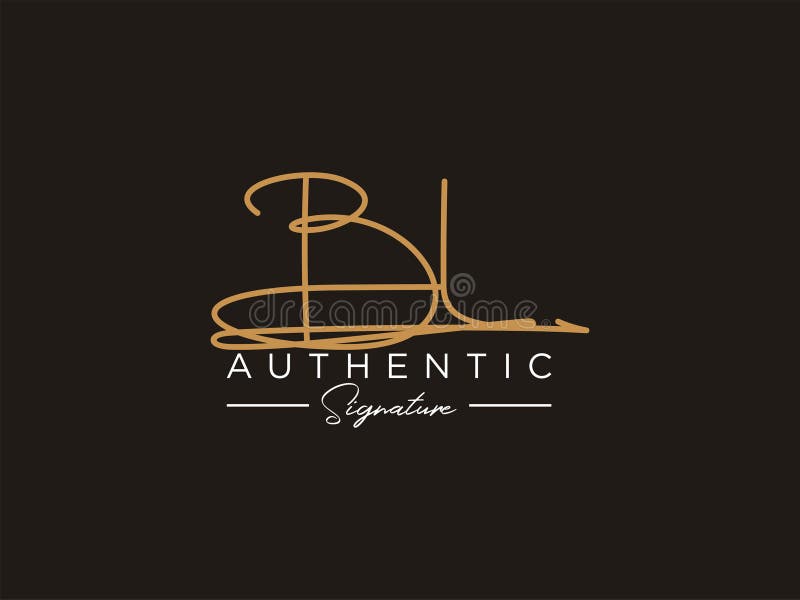 Bl Signature Stock Illustrations – 292 Bl Signature Stock Illustrations ...