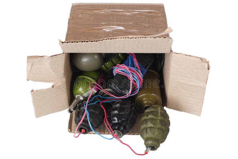 Letter Bomb IED - Improvised Explosive Device in Mailbox Stock Photo ...