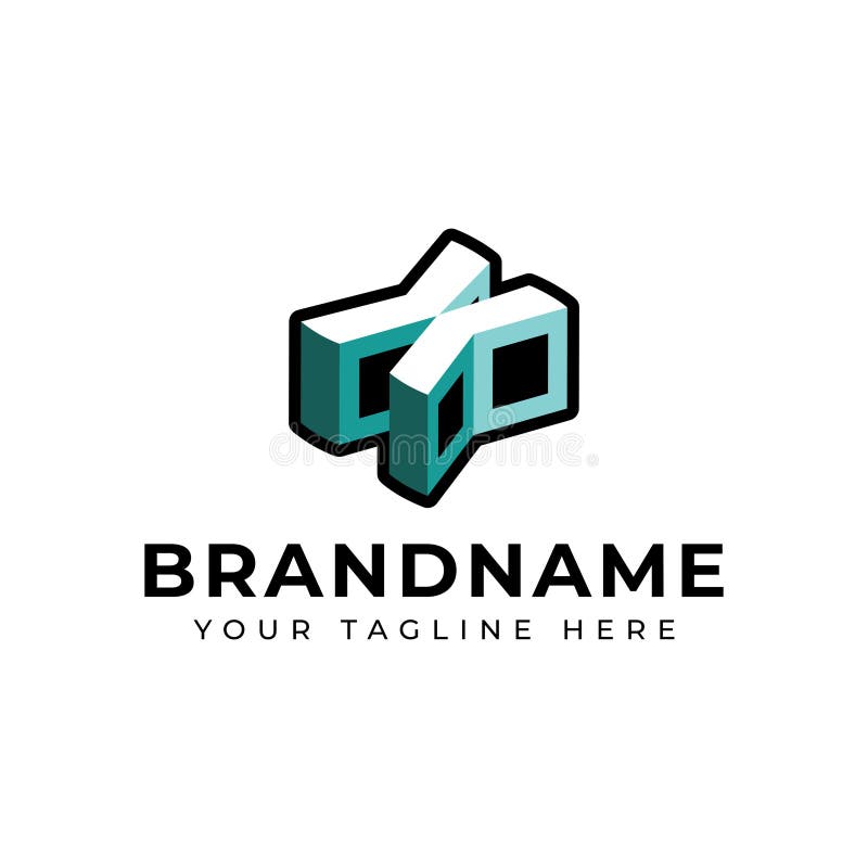 Letter X Book 3D Logo, Symbolizing Knowledge, Education, and Creativity ...