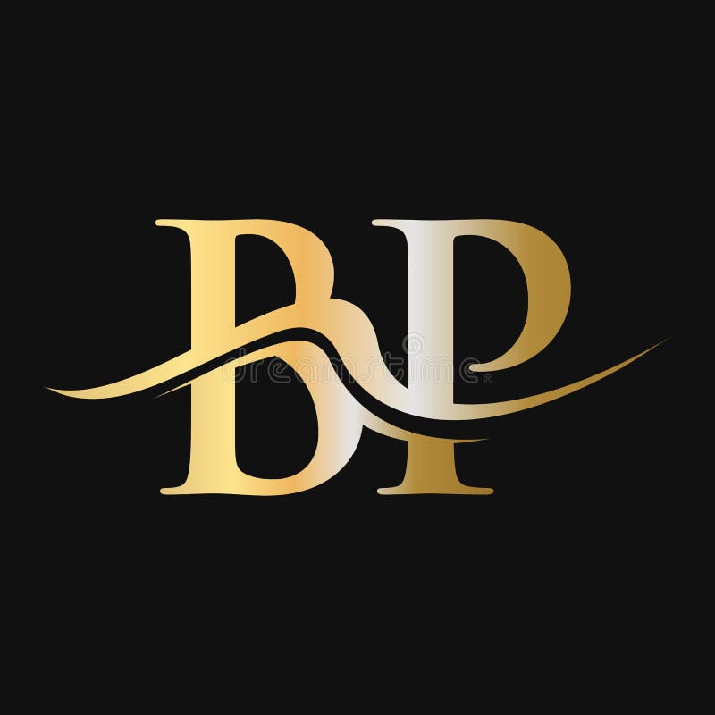 Letter BP Logo Design. Initial BP Logotype Template Stock Vector ...