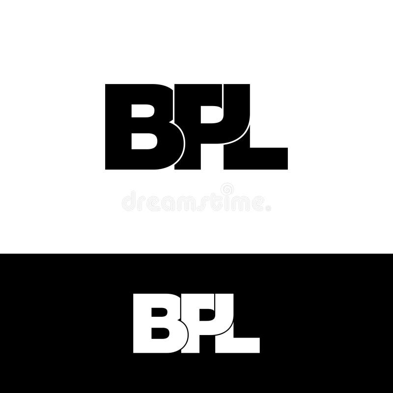 Letter BPL Simple Monogram Logo Icon Design. Stock Vector ...