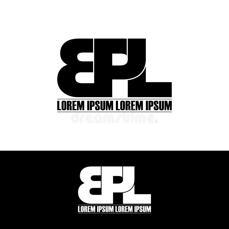 Letter BPL Simple Monogram Logo Icon Design. Stock Vector ...