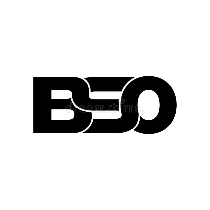 Letter BSO Simple Monogram Logo Icon Design. Stock Vector ...