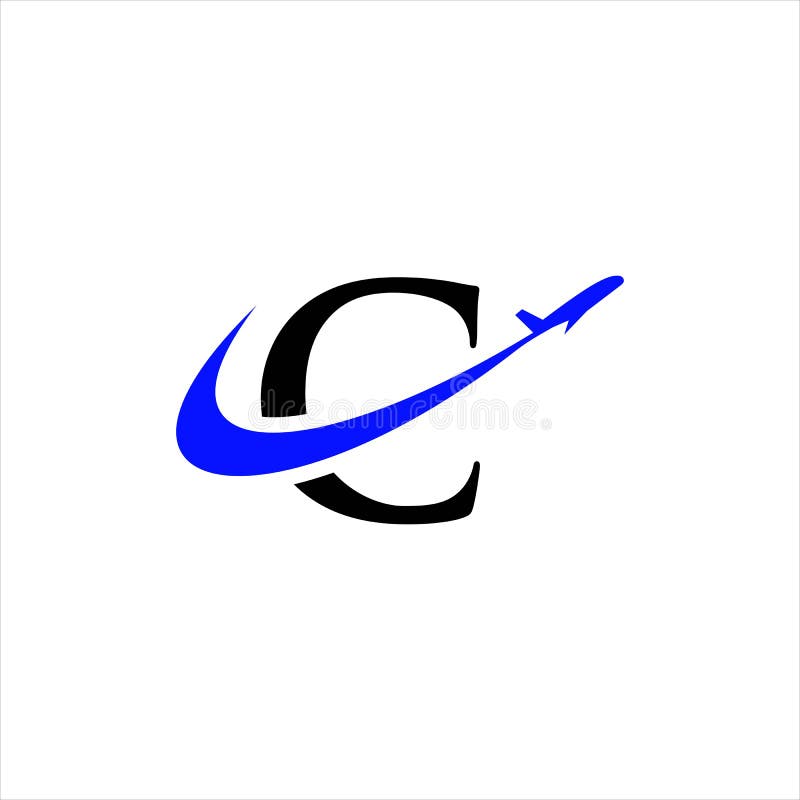 Letter C Aircraft Logo Graphic Modern Symbol Icon Stock Vector ...