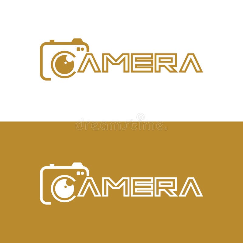 Letter C with Camera Logo Design Vector Illustration Template Stock ...