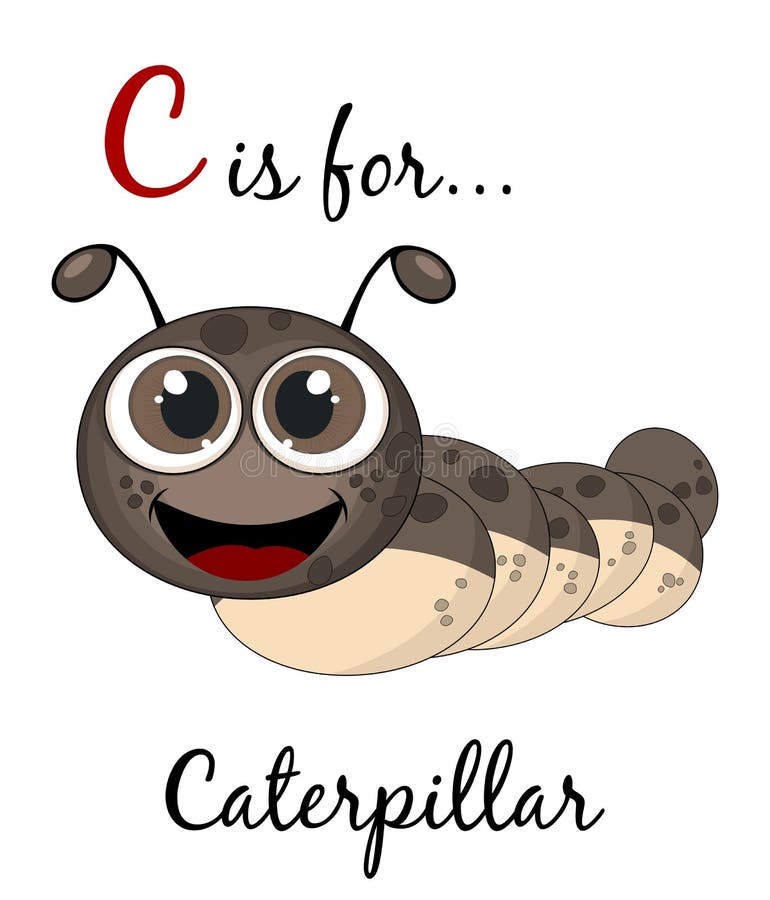 Letter Caterpillar Stock Illustrations – 390 Letter Caterpillar Stock ...