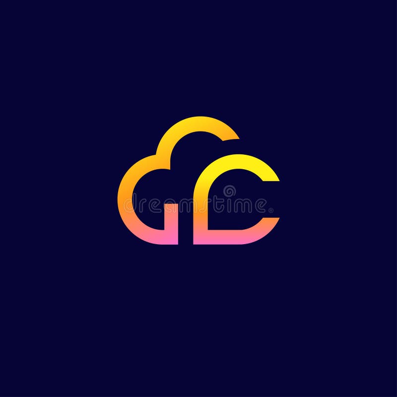 Letter C cloud logo stock vector. Illustration of creative - 317498266