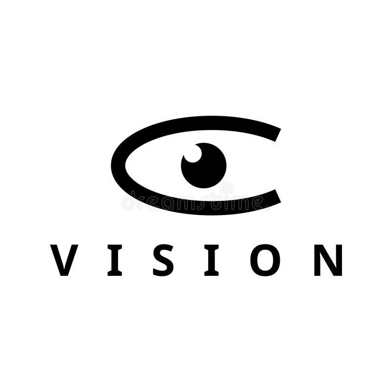 Letter C Eye Vision Logo Design Stock Vector - Illustration of initial ...