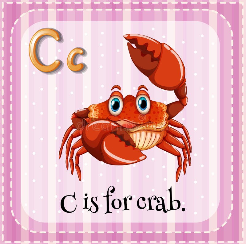 Cartoon Letter C Crab Stock Illustrations – 68 Cartoon Letter C Crab ...