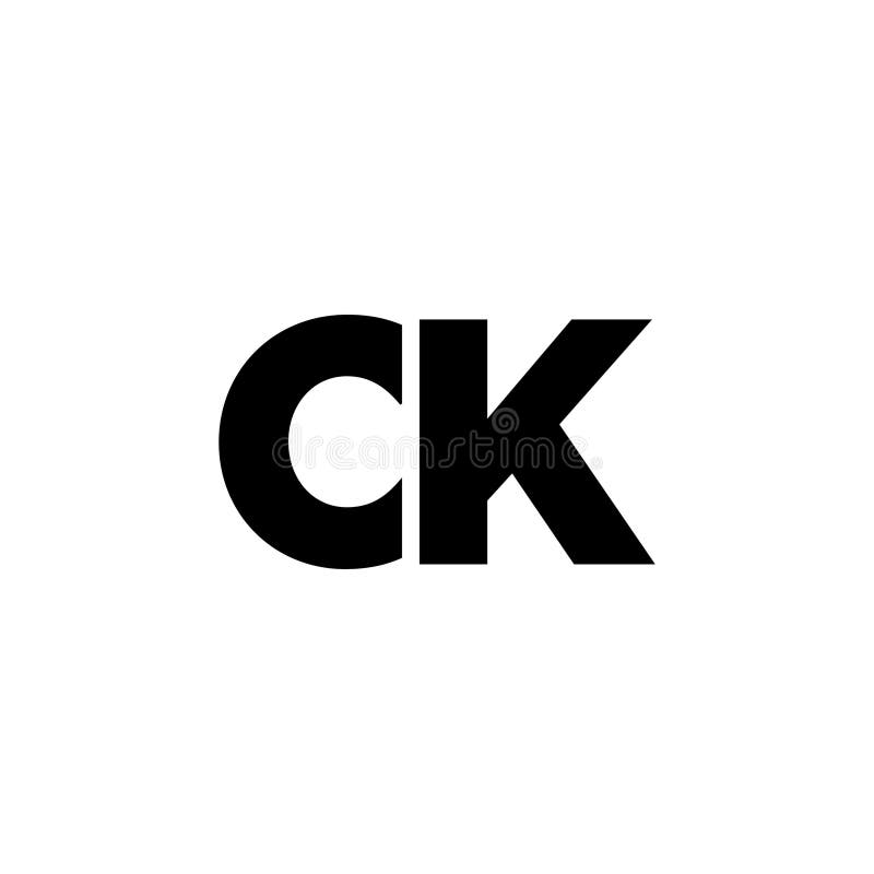 Letter C and K, CK Logo Design Template. Minimal Monogram Initial Based ...