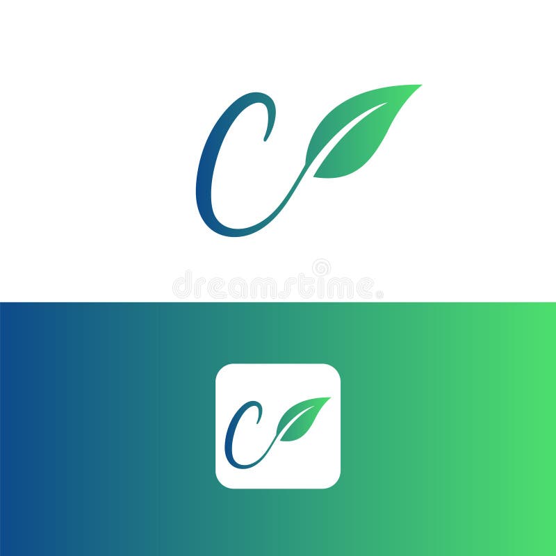 Letter C Leaf Logo Vector Stock Illustrations – 1,438 Letter C Leaf ...