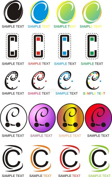 Letter C Pattern Stock Illustrations – 3,421 Letter C Pattern Stock ...