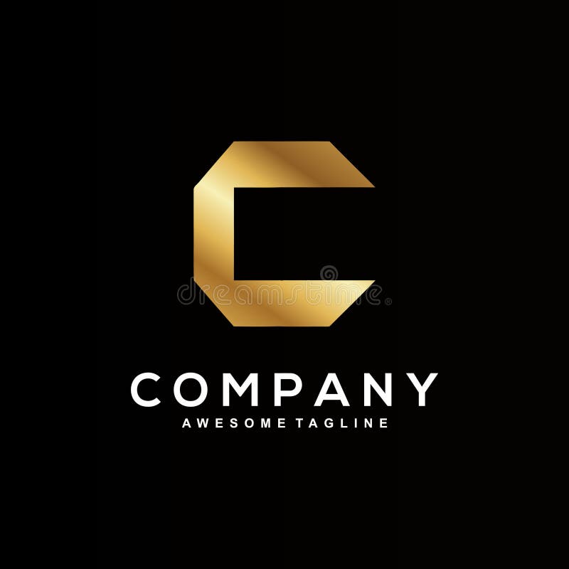 Letter C logo design stock vector. Illustration of elegance - 336298807