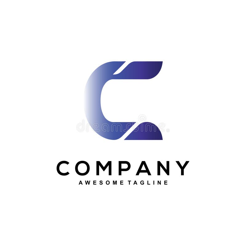 Letter C logo design stock vector. Illustration of curve - 336298845