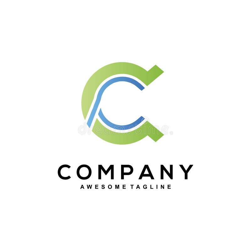 Letter C logo design stock vector. Illustration of minimalist - 336298901