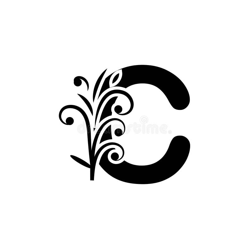 Fancy C Letter Design