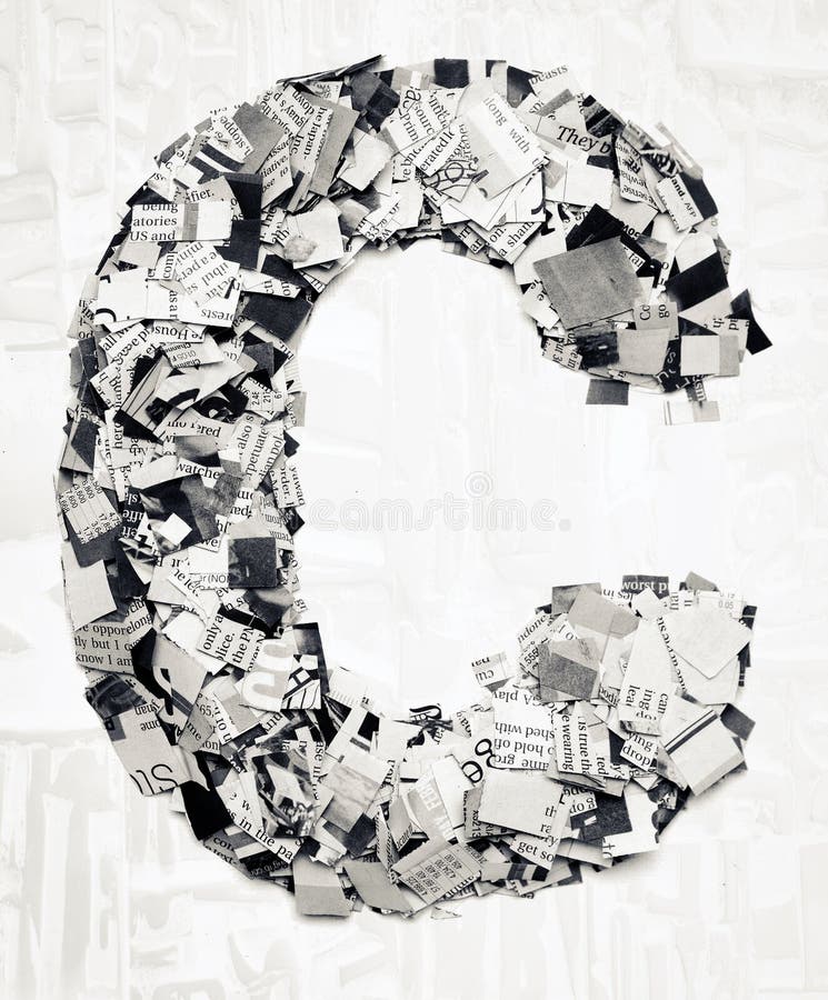 Newspaper Letter C Stock Photos - Free & Royalty-Free Stock Photos from ...