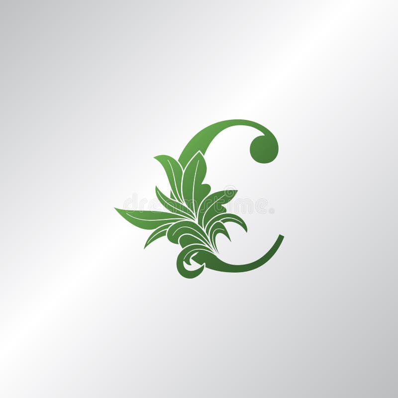 Monogram Nature Floral I Luxury Letter Logo Concept. Elegance Black and ...