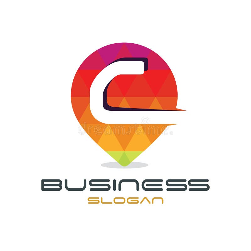 Letter C Point Logo Stock Illustrations – 351 Letter C Point Logo Stock ...