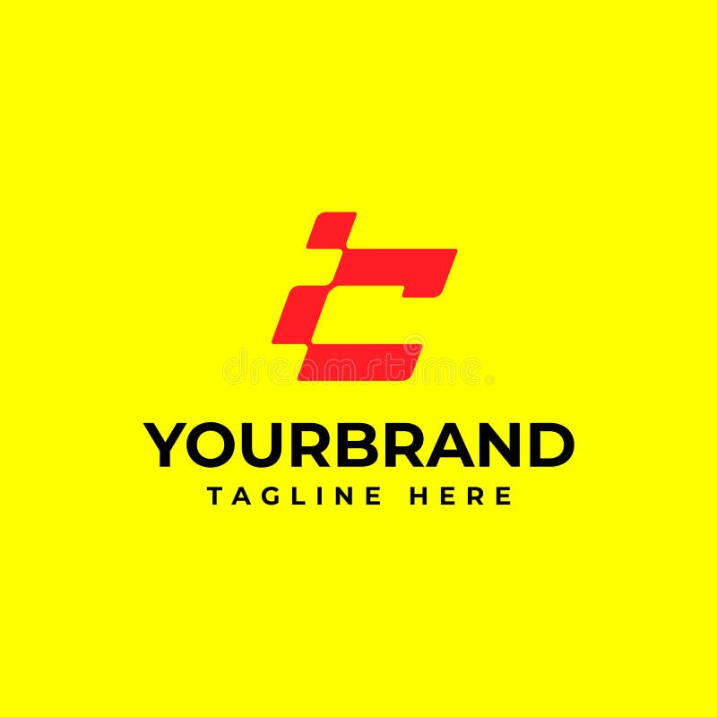 Letter C with Racing Flag Icon Symbol Design. Racing Logo Design ...